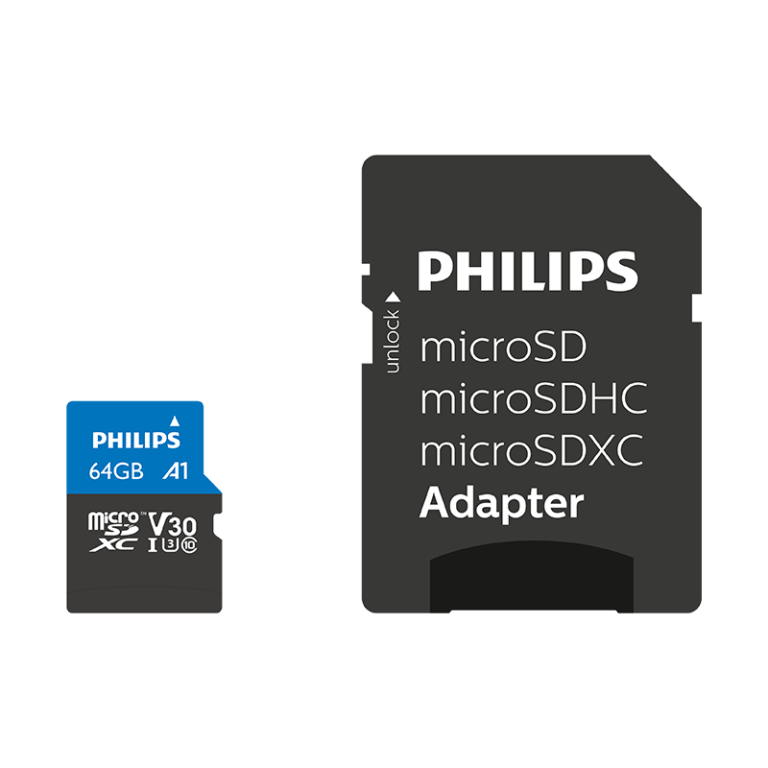 Philips Micro SDXC UHS-I U3 Card – 4K Video & Storage